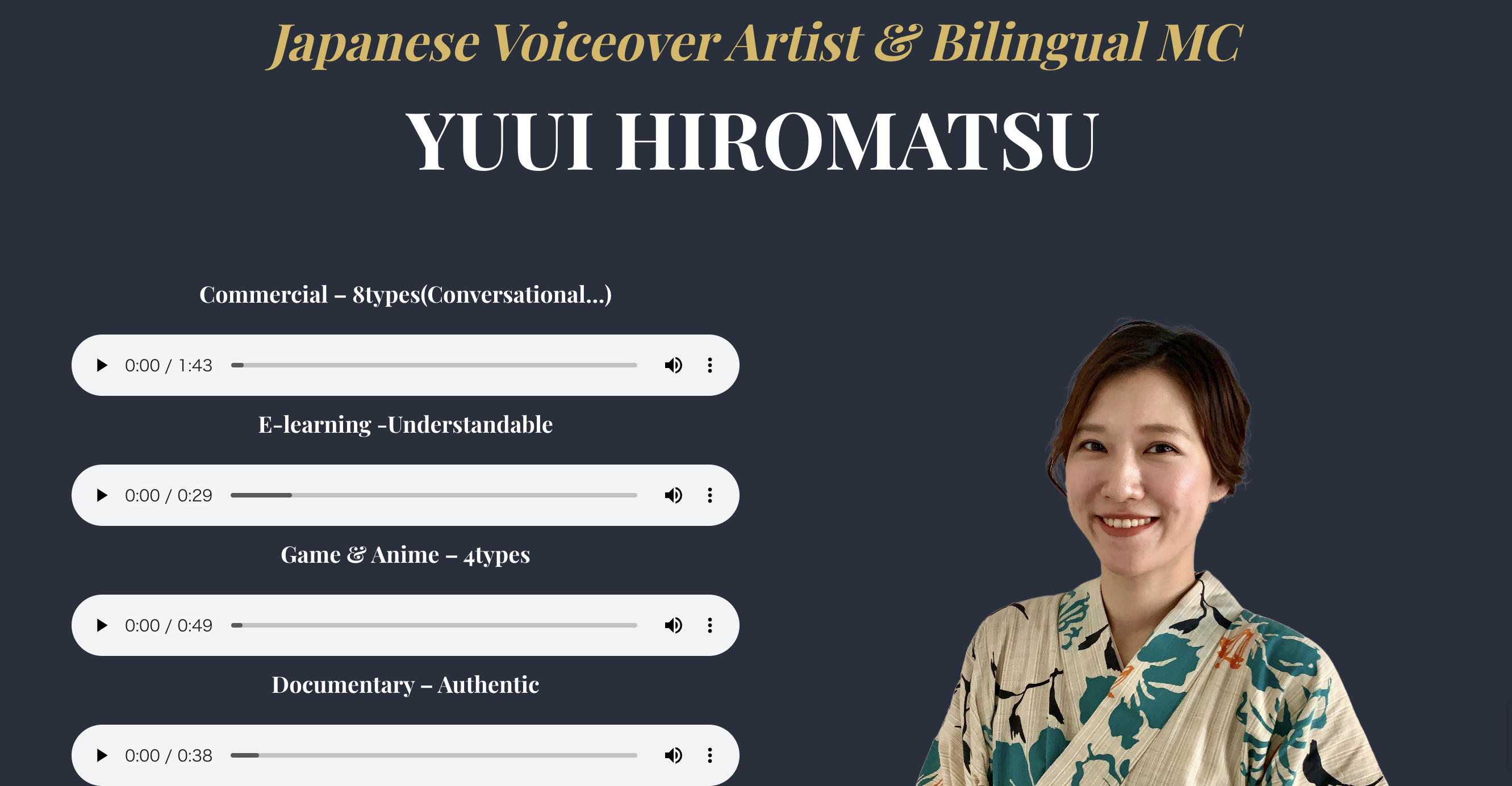 JapaneseVoiceOverArtist -Yuui's Voice- YuuiHiromatsu